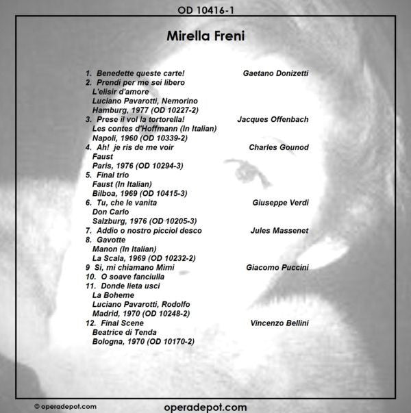 Opera CDs and MP3s of live performances