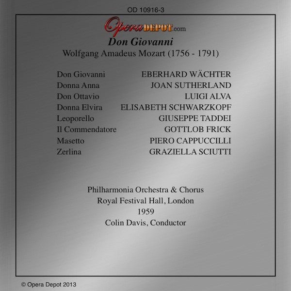 Opera CDs and MP3s of live performances