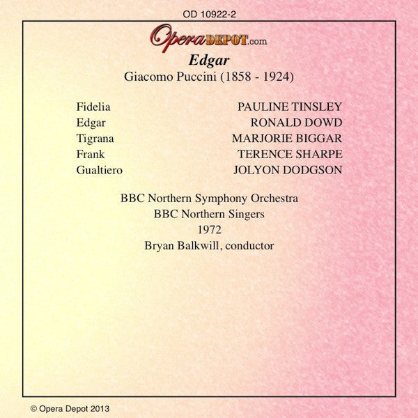 Opera CDs and MP3s of live performances