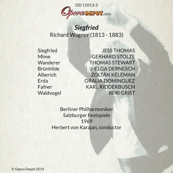 Wagner: Siegfried - Thomas, Dernesch, Stolze, Stewart, Ridderbusch, Gr